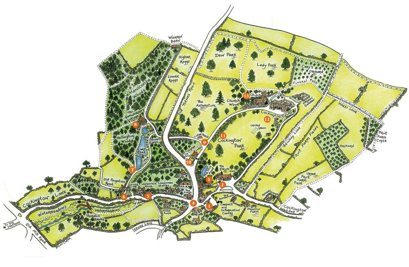 cockington-village-map-how-to-get-to-cockington-village-bpjn